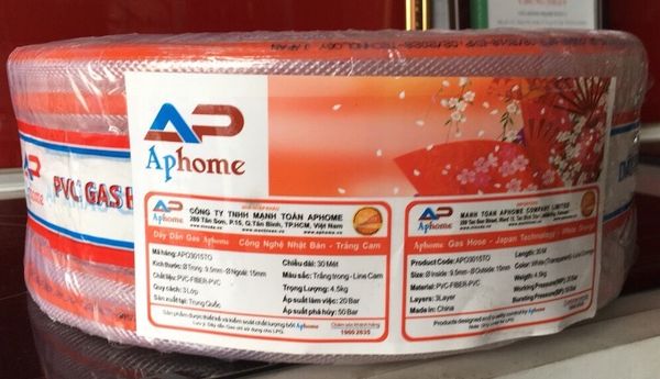 Dây dẫn Gas (LPG) Aphome Trắng Cam 30m – Filtek