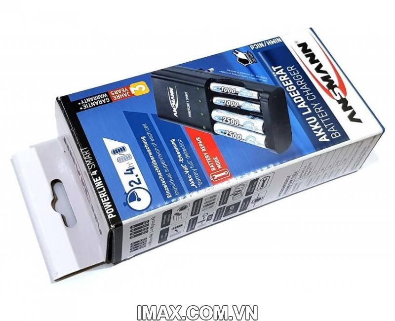 Bộ sạc pin POWERLINE 4 SMART – iMax.com.vn