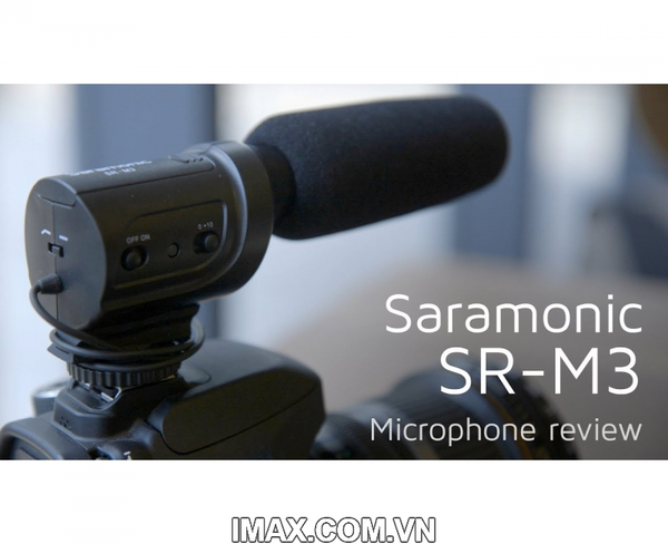 Mic thu âm Saramonic SR-M3 cho máy ảnh DSLR, quay phim – iMax.com.vn