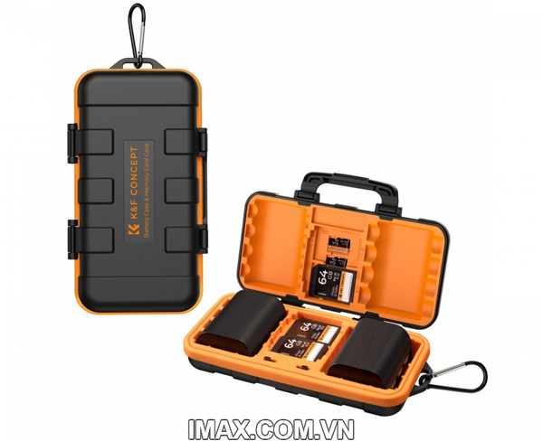 Hộp đựng thẻ nhớ - pin máy ảnh, chống nước - chống sốc K&F Concept (KF ...