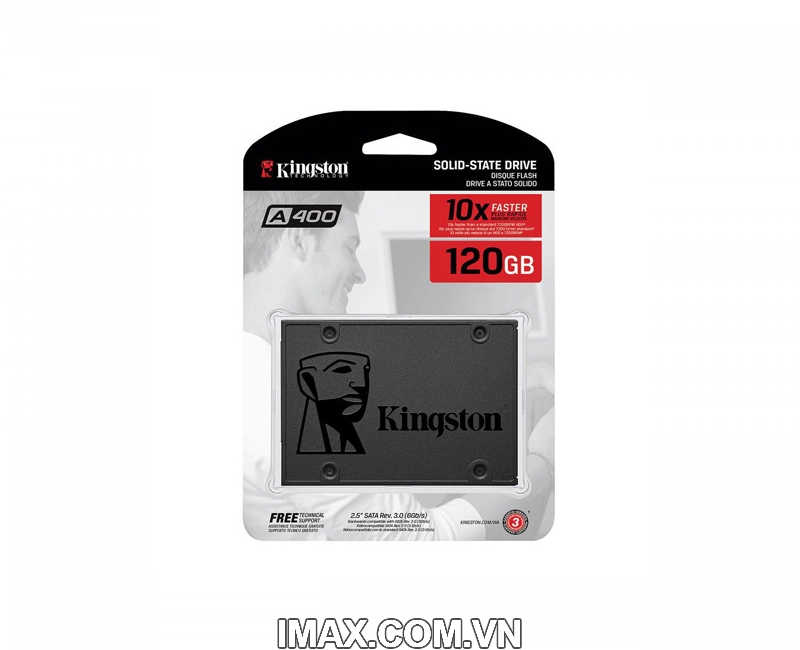 Ổ Cứng SSD Kingston A400 SATA 3 120GB SA400S37/120G – iMax.com.vn