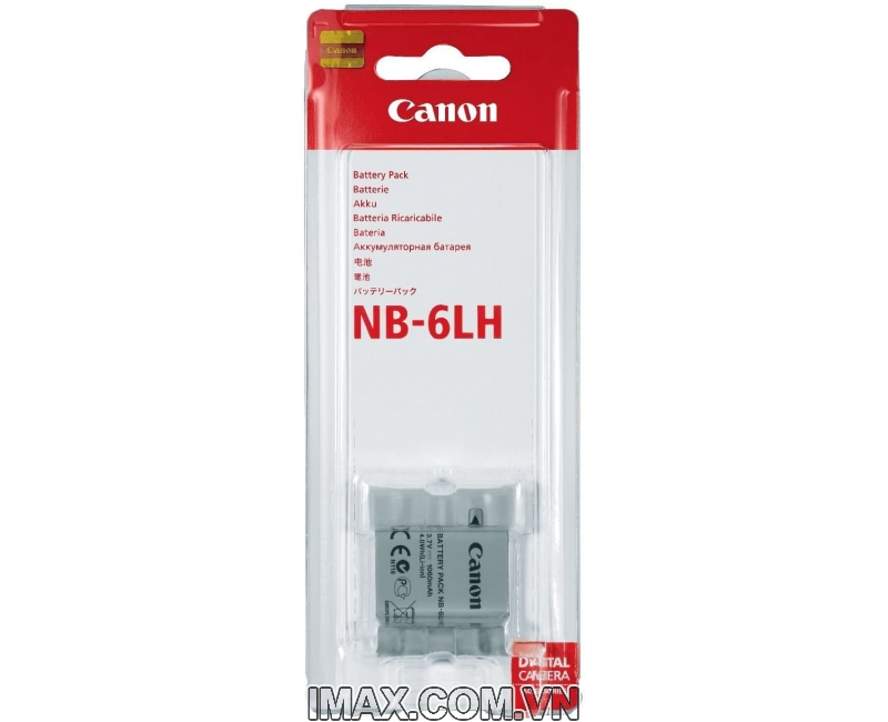Pin Canon NB-6LH, Dung lượng cao – iMax.com.vn
