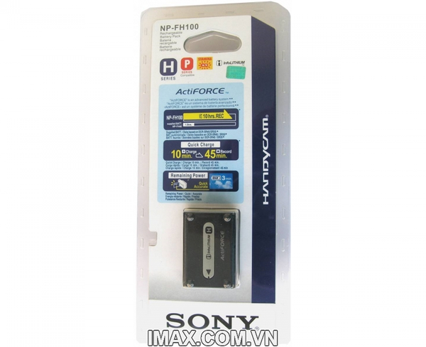 Pin máy ảnh Sony NP-FH100, Dung lượng cao – iMax.com.vn