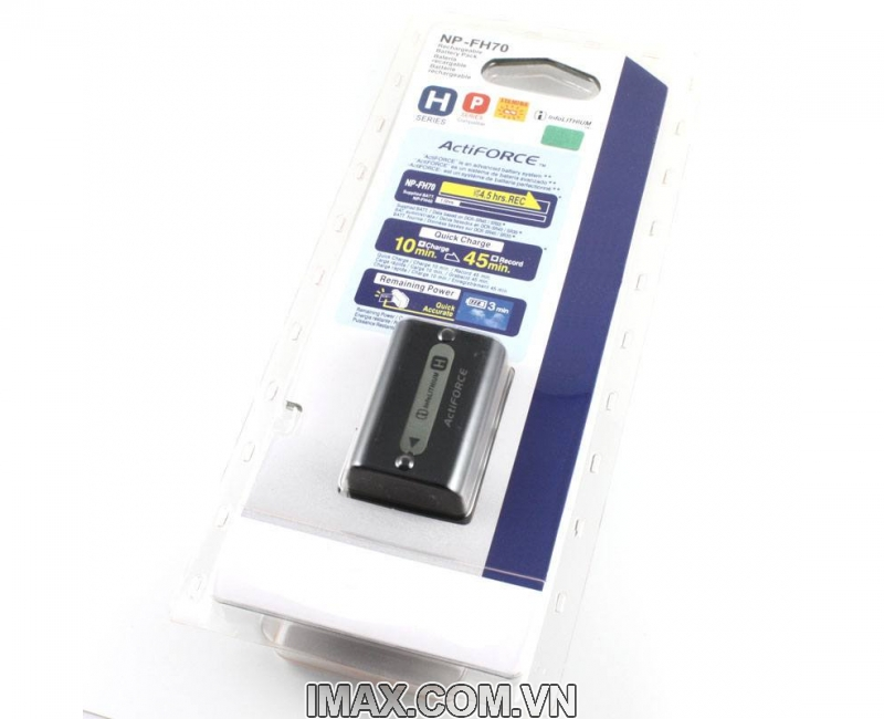 Pin máy ảnh Sony NP-FH70, Dung lượng cao – iMax.com.vn