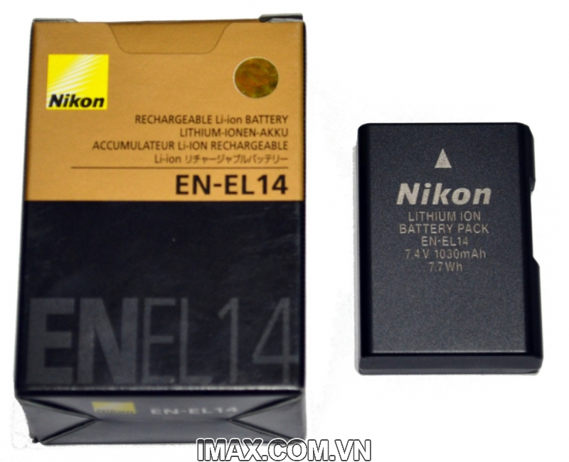 Pin Nikon EN-EL14, Dung lượng cao – iMax.com.vn