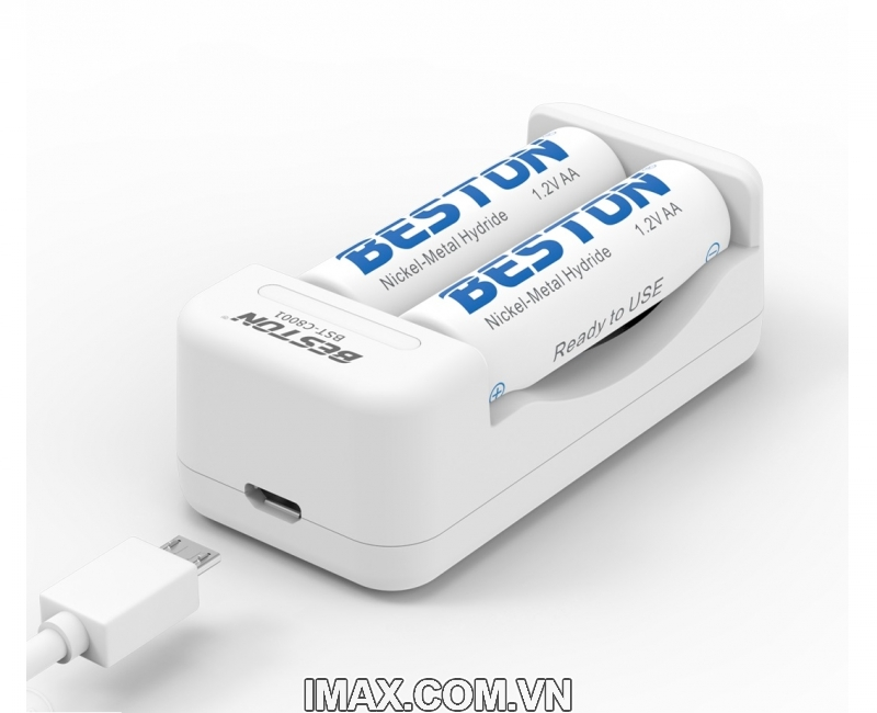 Sạc Pin Beston C8001 AA & AAA Ni-Mh 1.2V 2 pin, có đèn LED báo – iMax ...