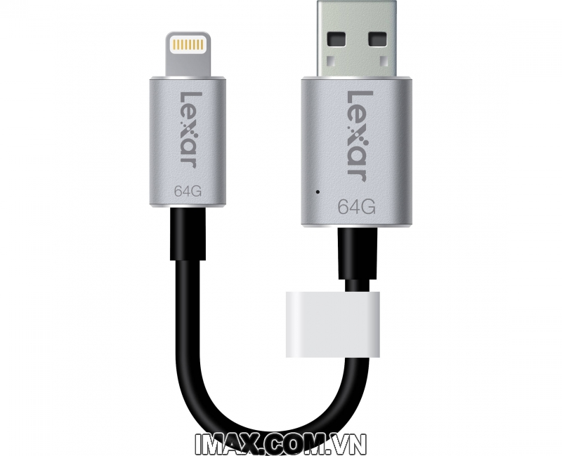 USB OTG 64GB Lexar JumpDrive C25i cho Iphone Ipad kiêm dây sạc – iMax ...