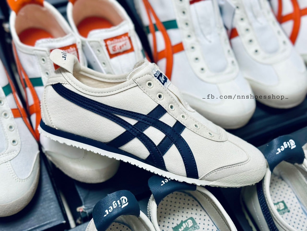 N&N Shoes Shop | Giày Onitsuka Tiger Mexico 66 Slip-on Birch Midnight ...
