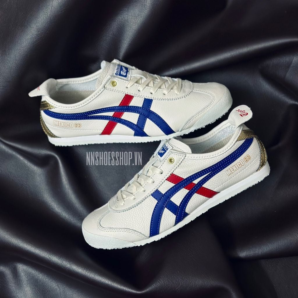 N&N Shoes Shop | Giày Onitsuka Tiger Mexico 66 White Dark Blue 1183B511.100