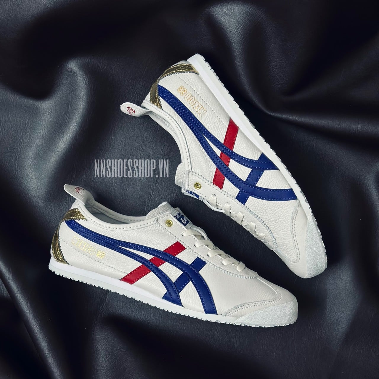 N&N Shoes Shop | Giày Onitsuka Tiger Mexico 66 White Dark Blue 1183B511.100