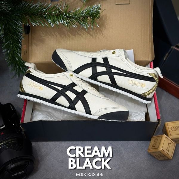 N&N Shoes Shop | Giày Onitsuka Tiger Mexico 66 Cream Black 1183B493.100