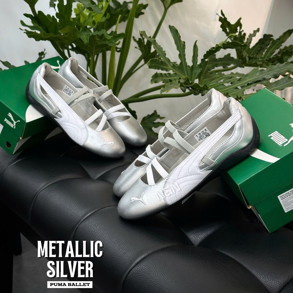 N&N Shoes Shop | Giày Puma Speedcat Ballet Metallic Silver 401581.01