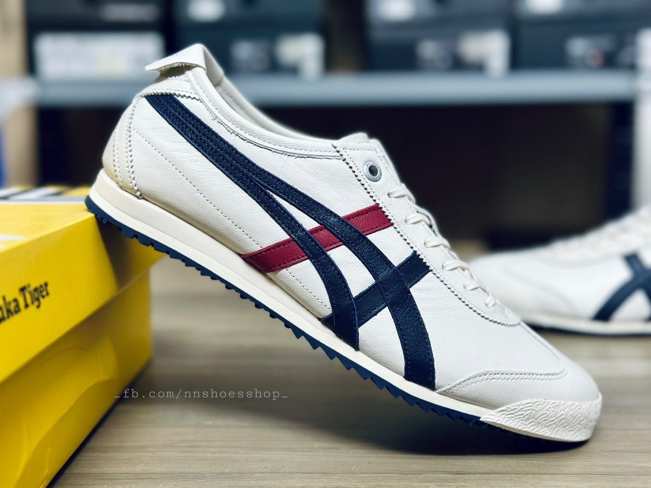 N&N Shoes Shop | Giày Onitsuka Tiger Mexico 66 SD Cream Peacoat 1183A872.101