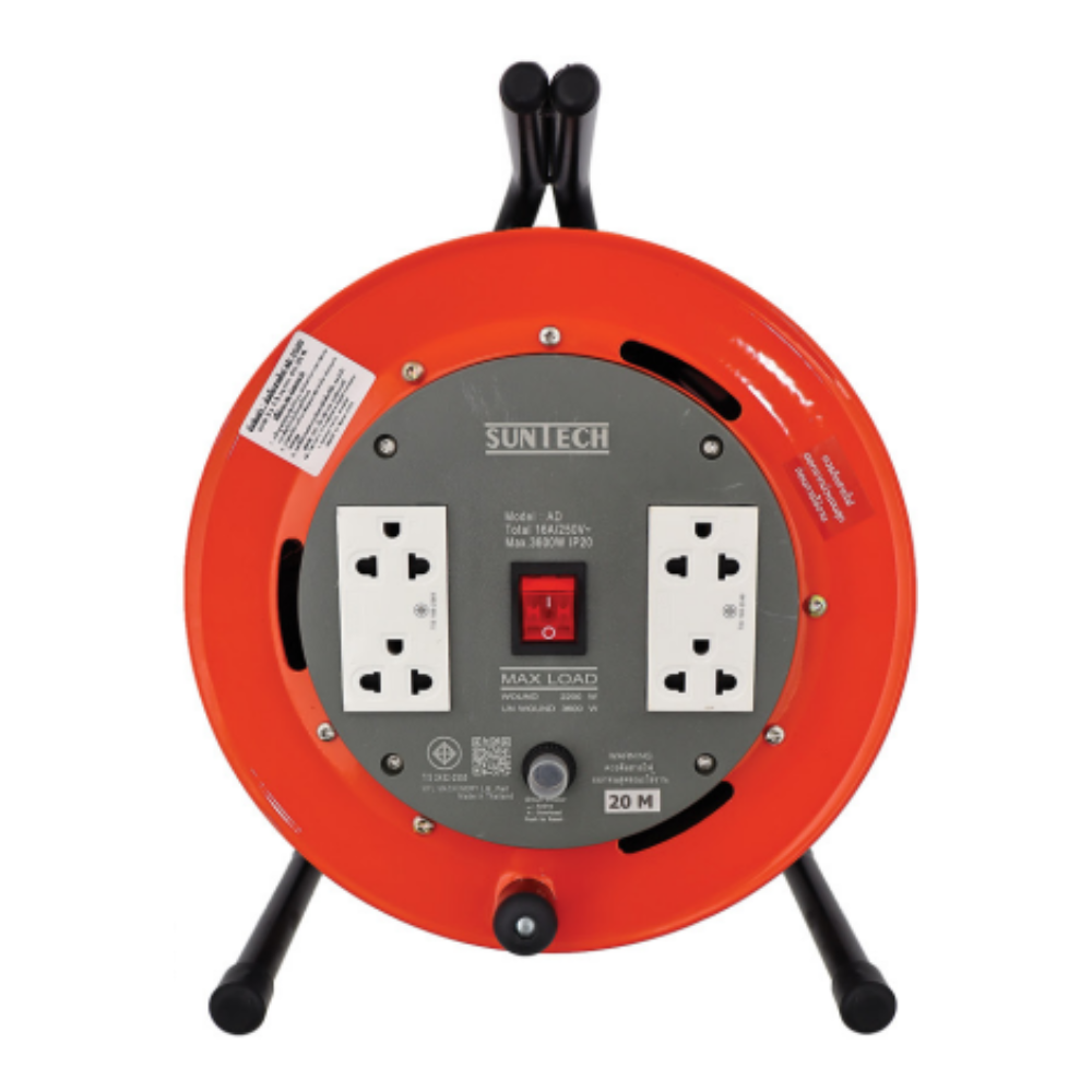 Ổ Cắm Kéo Dài Suntech Chuyên Dụng AD1010 dài 10M chính hãng – CHẤN VŨ