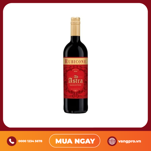 VANG ĐỎ Ý AD ASTRA SANGIOVESE RUBICONE IGT – Vang Pro - Bộ Sưu Tập Rượu ...