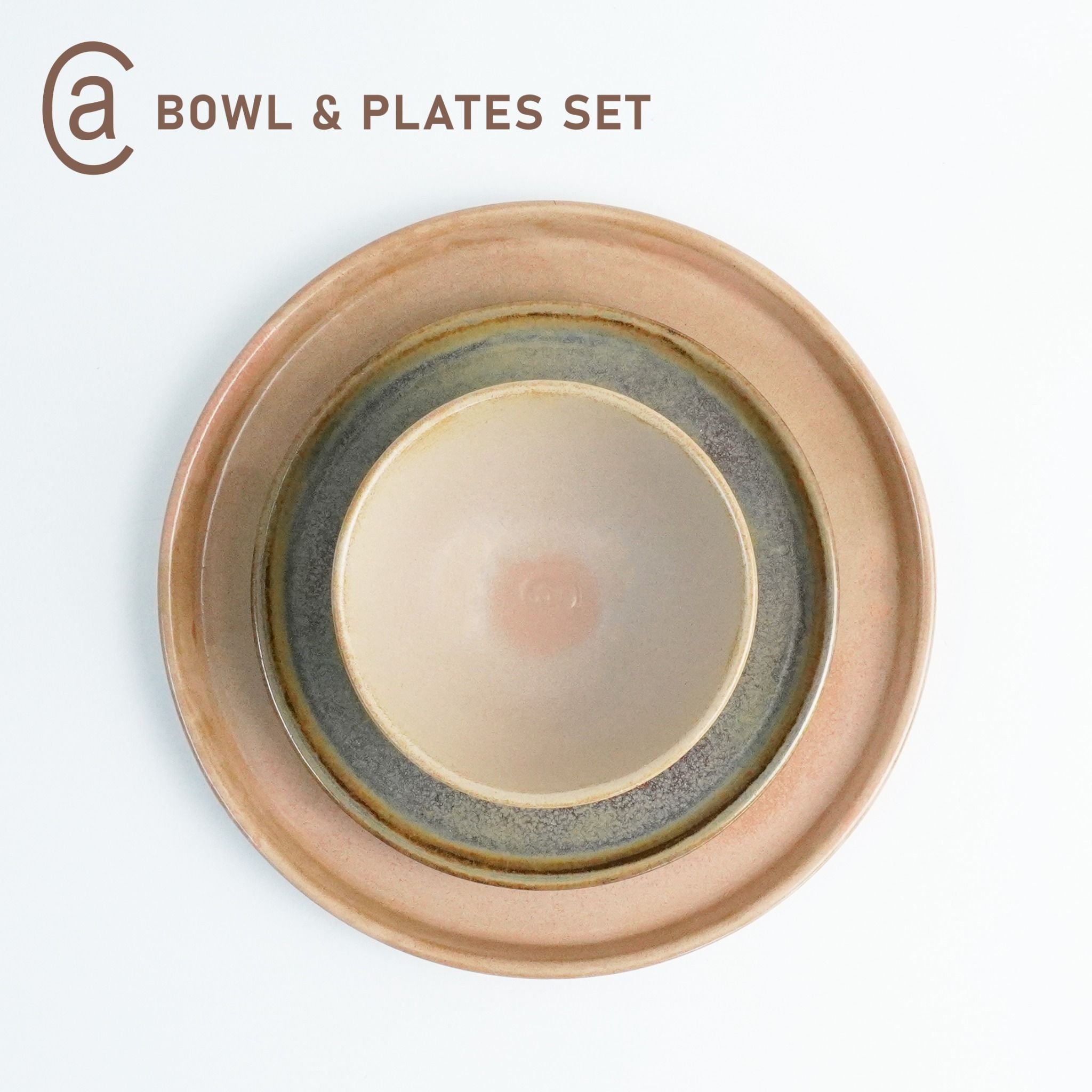 BỘ CHÉN ĐĨA 3 MÓN - ANH CERAMICS – Gốm sứ Anh Ceramics