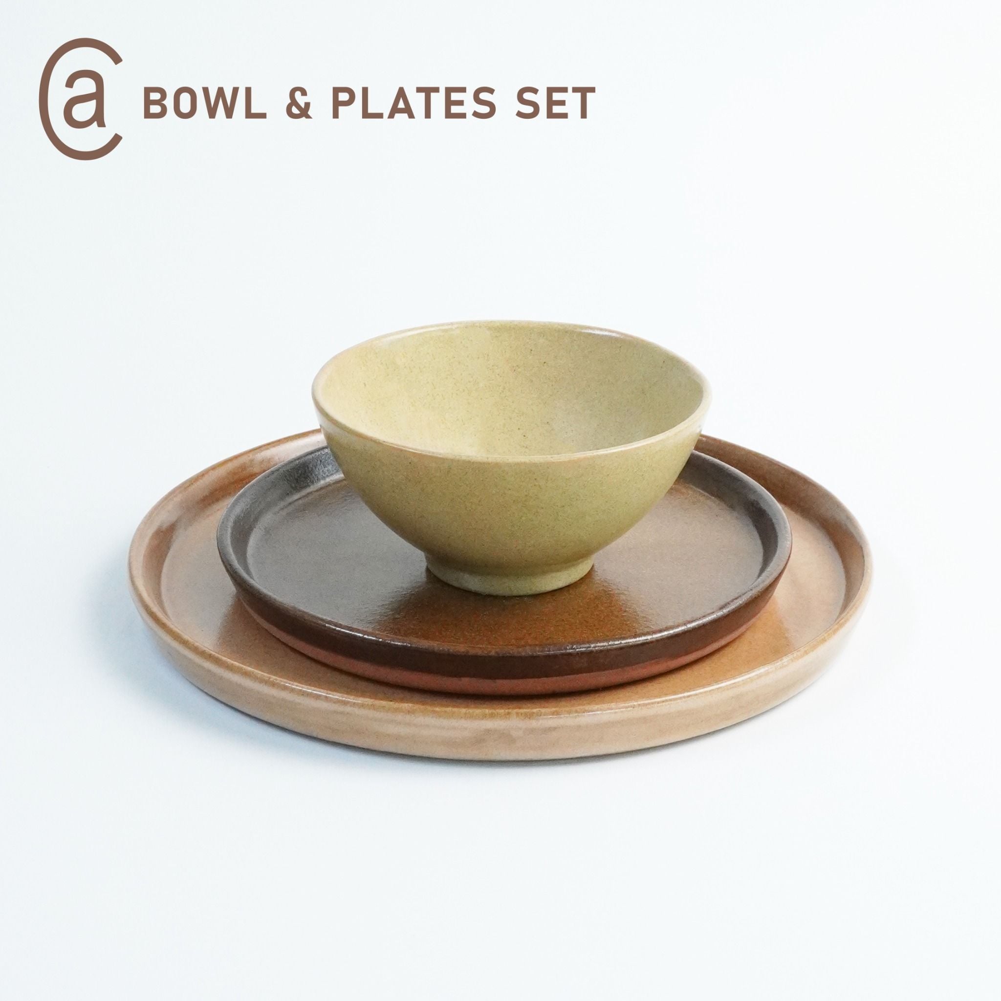BỘ CHÉN ĐĨA 3 MÓN - ANH CERAMICS – Gốm sứ Anh Ceramics