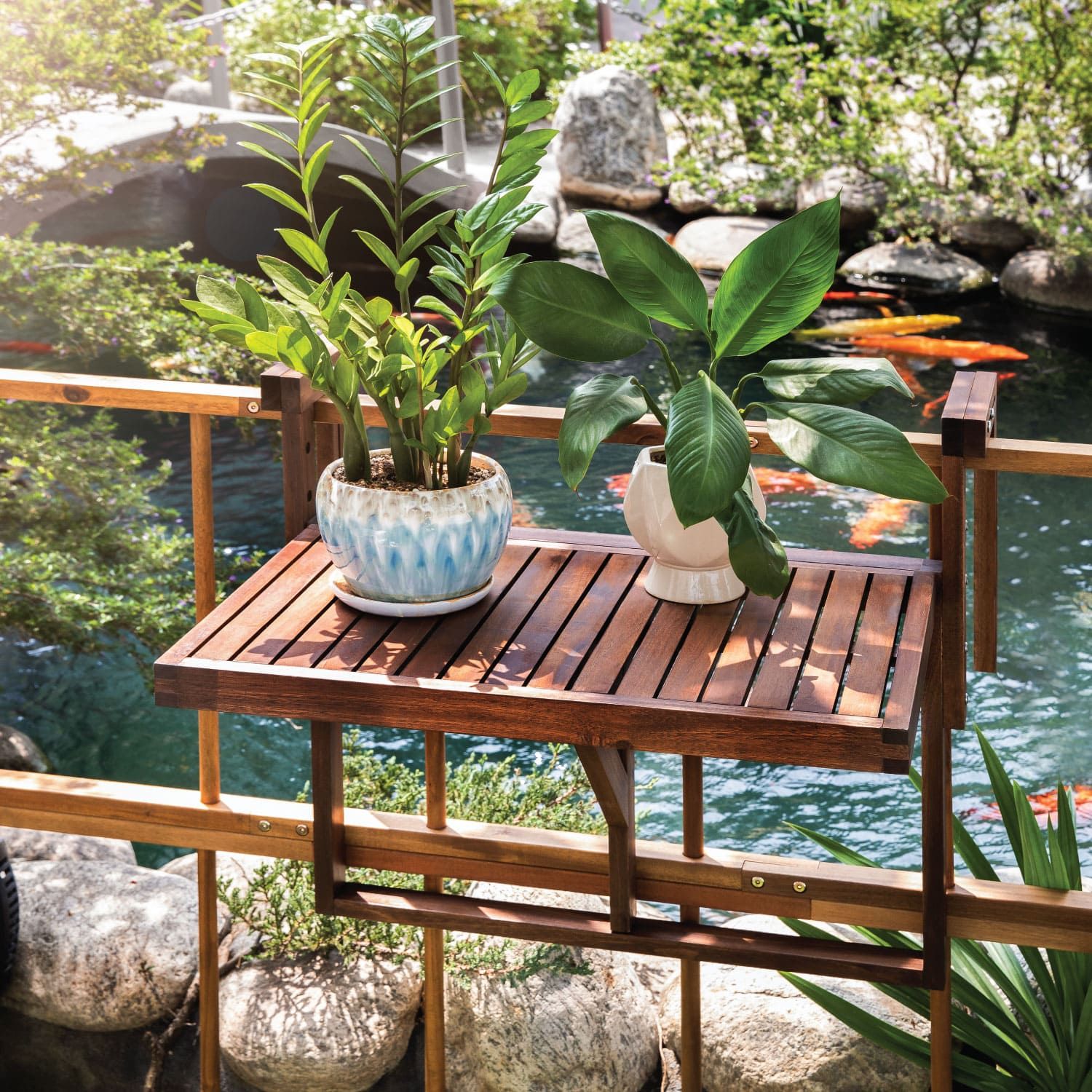 Bàn Gắn Lan Can Flora – Flora Edge Table – Adam & Home