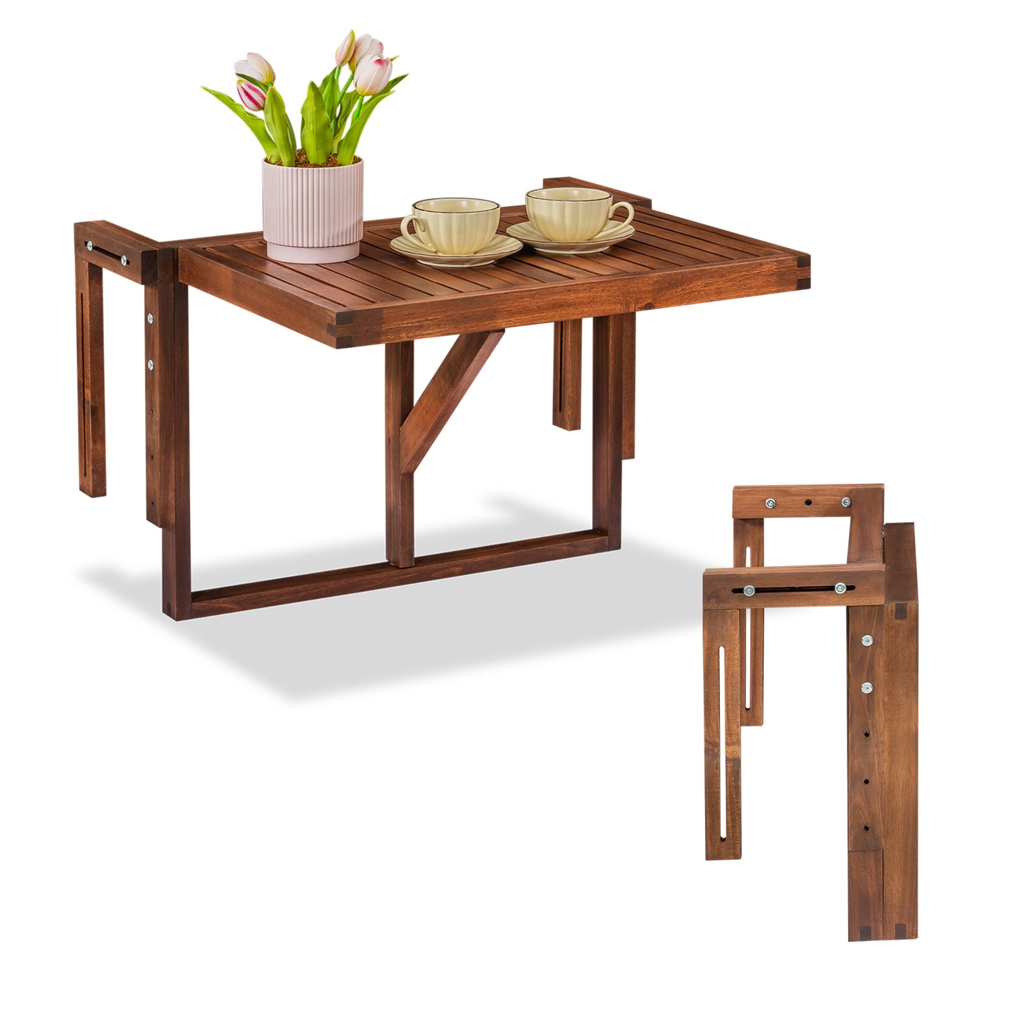 Bàn Gắn Lan Can Flora – Flora Edge Table – Adam & Home