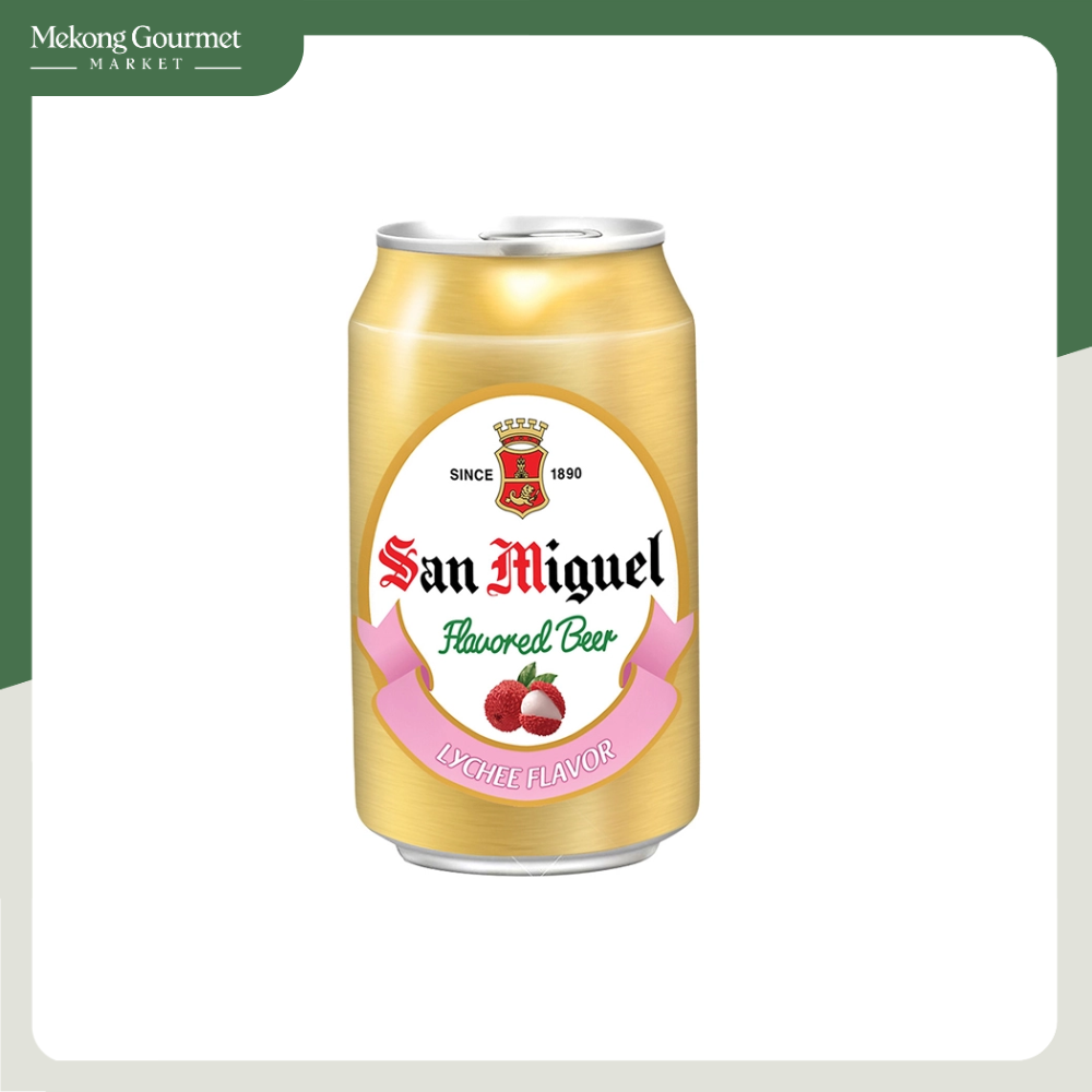 Bia trái cây vị vải San Miguel 330ml – MekongGourmet