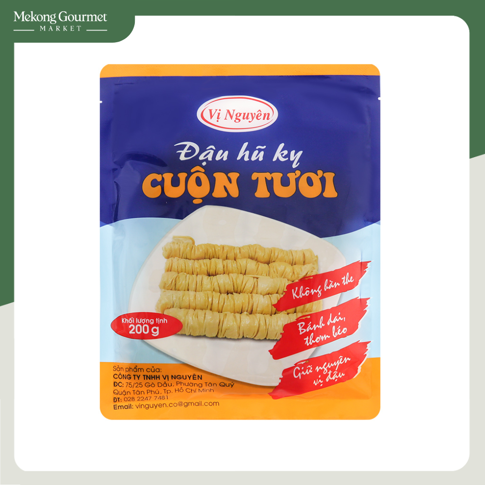 Đậu hũ ky cuộn tươi Vị Nguyên 200g – MekongGourmet