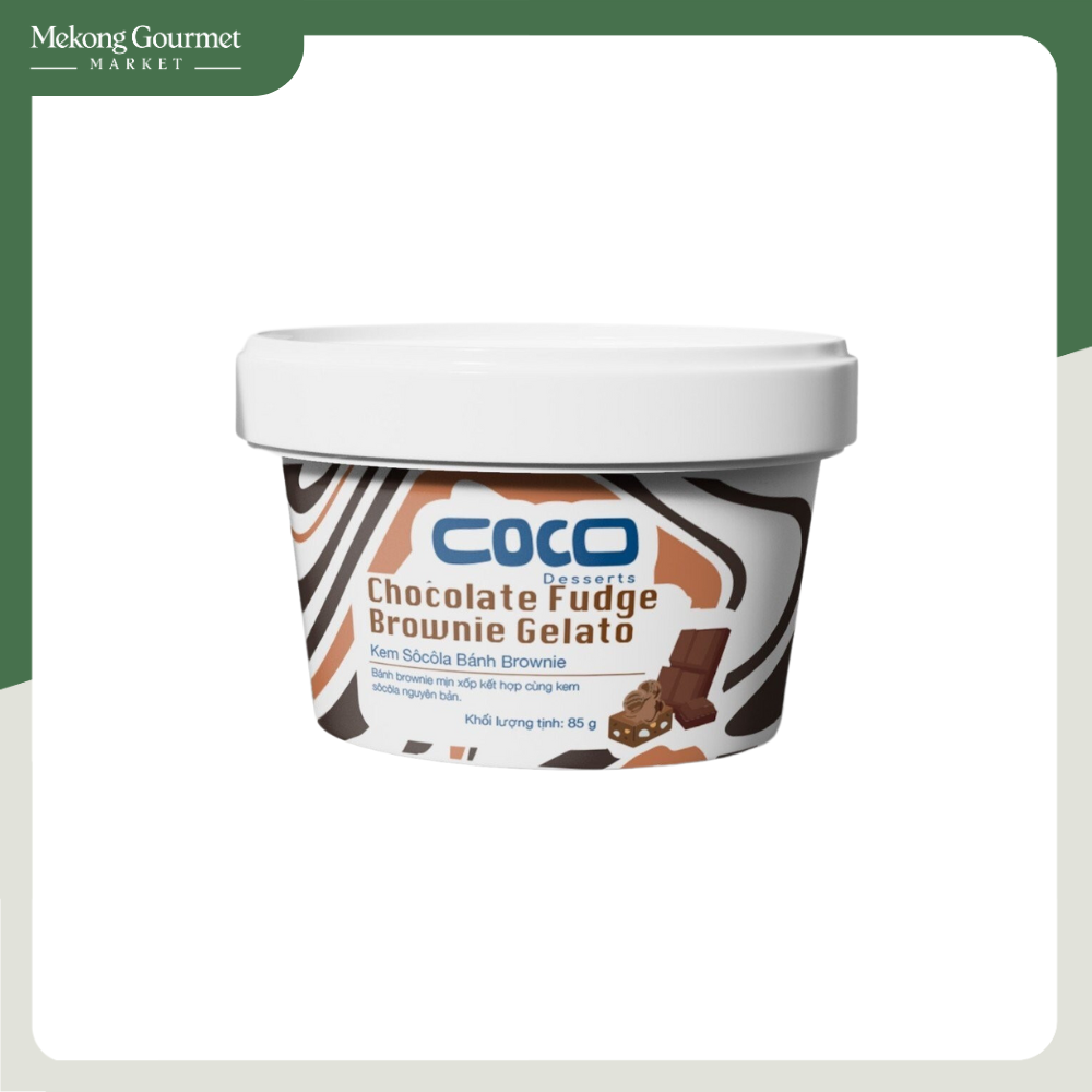 Kem Chocolate Brownie CoCo Desserts 85g – MekongGourmet