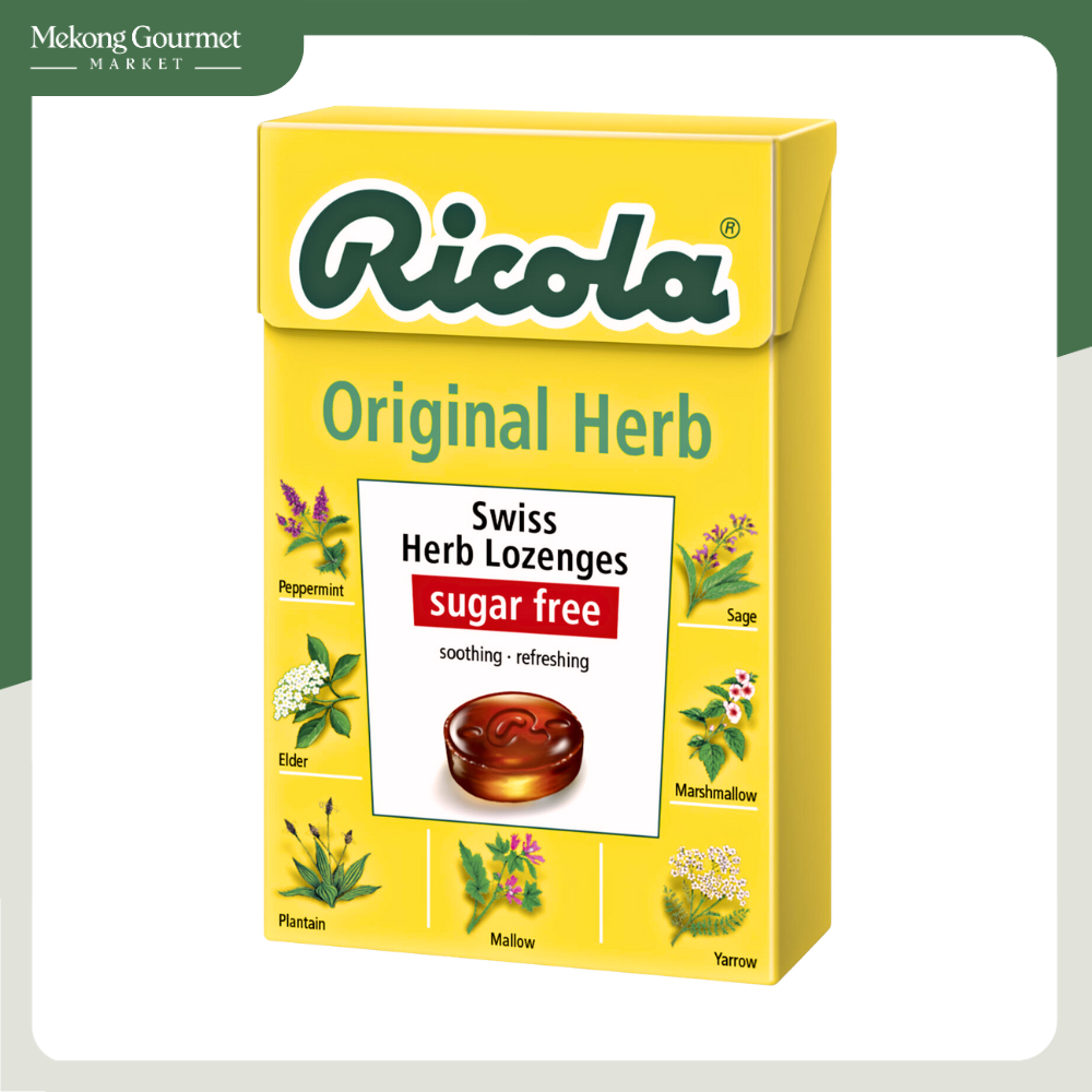 Kẹo thảo mộc tự nhiên Original không đường Ricola 40g – MekongGourmet