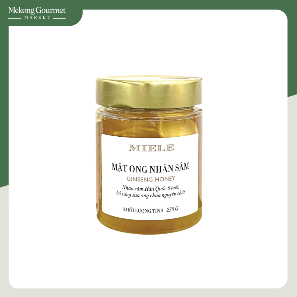 Mật ong nhân sâm Miele 250g – MekongGourmet