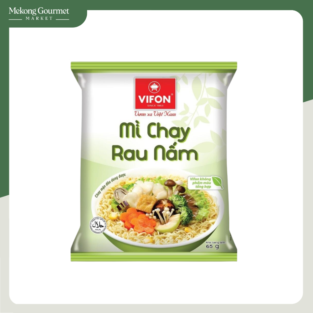 Mì Chay Rau Nấm Vifon 65g – MekongGourmet
