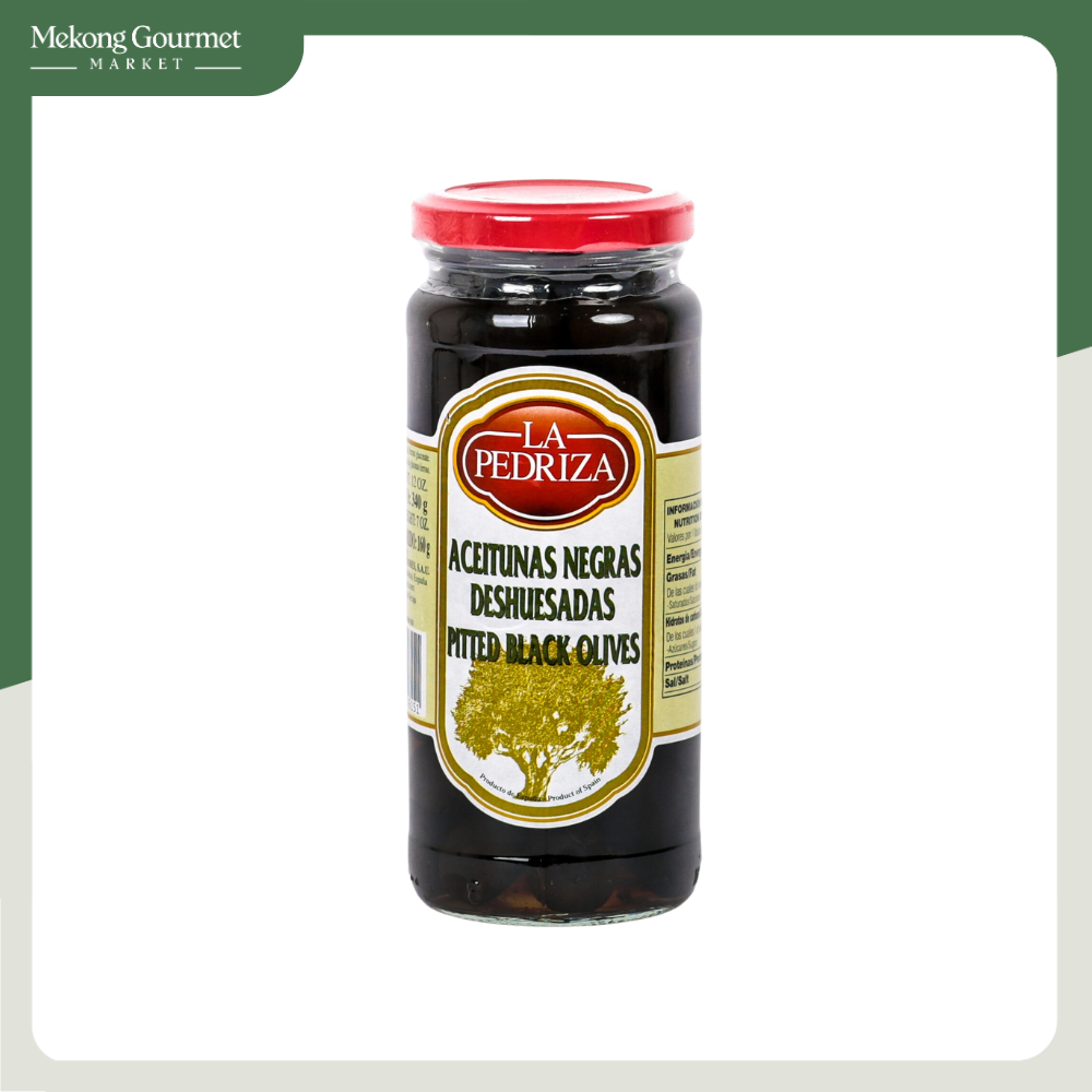 Quả oliu đen tách hạt La Pedriza 340g – MekongGourmet