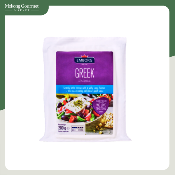 Phô mai Greek Style Emborg 200g – MekongGourmet