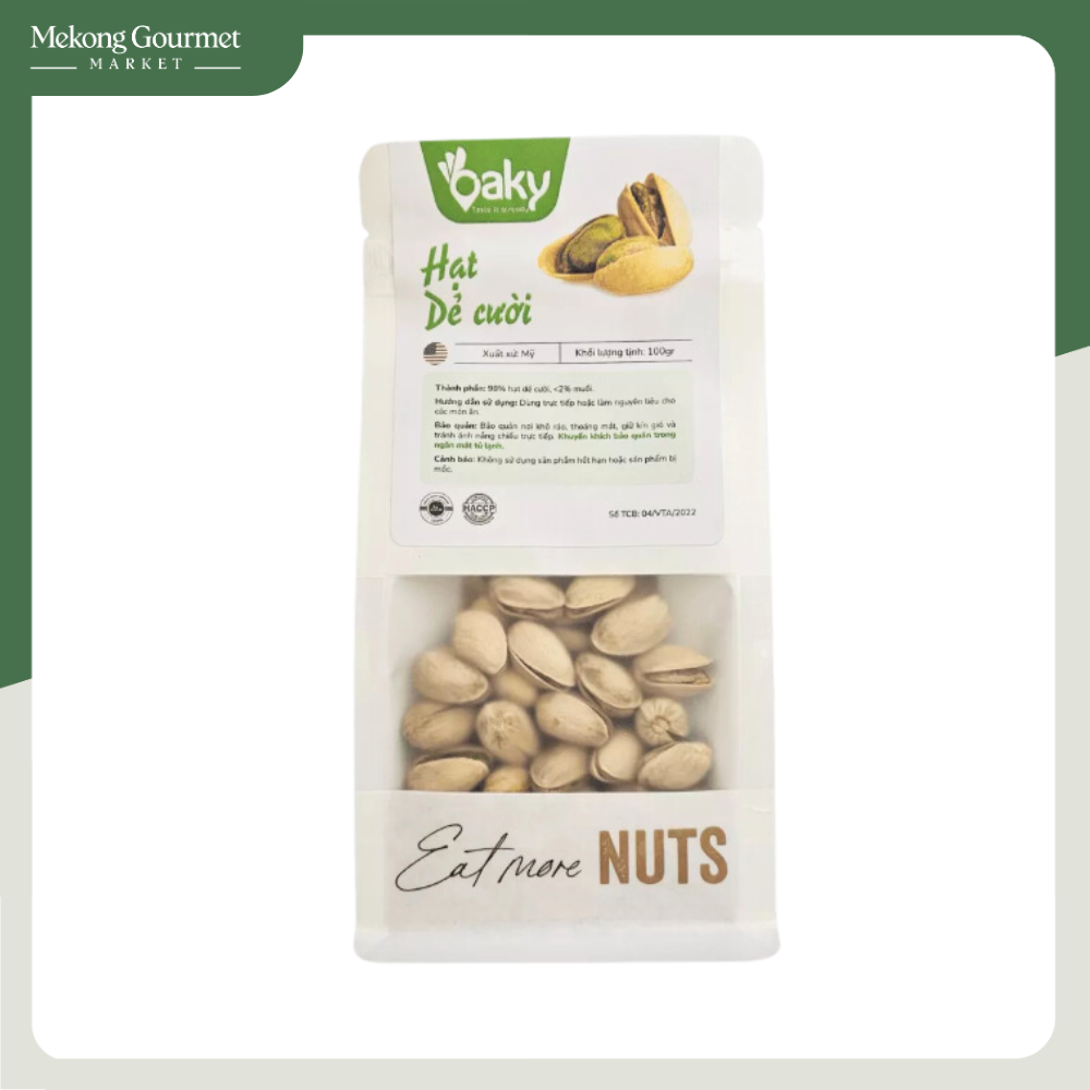 Túi hạt dẻ cười Oaky 100g – MekongGourmet