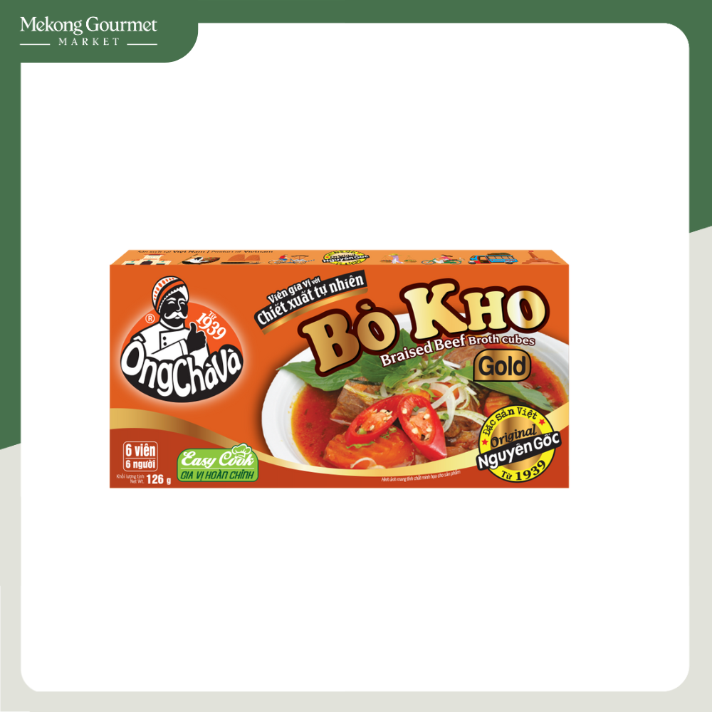 Viên gia vị bò kho Gold 126g – MekongGourmet