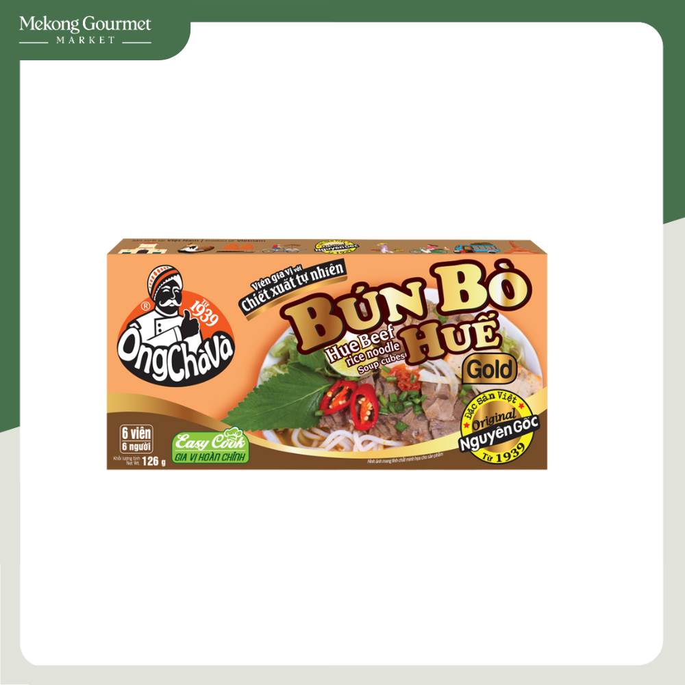 Viên gia vị bún bò gold Ông Chà Và 126g – MekongGourmet