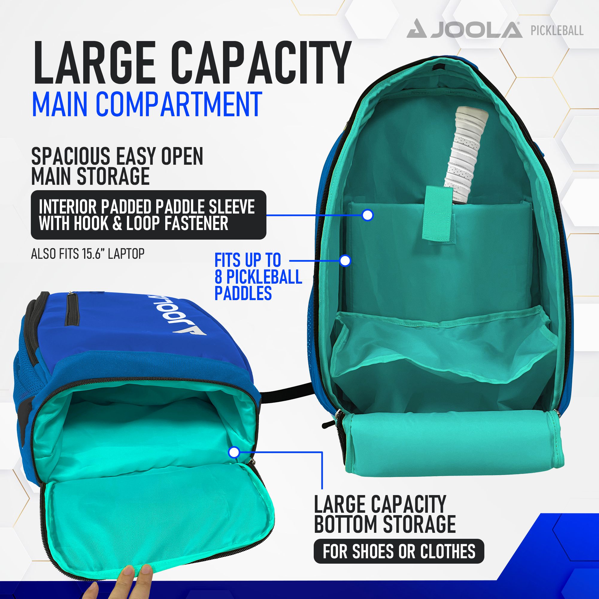 Vision II Backpack (Blue) – Hoa Tennis & Pickleball