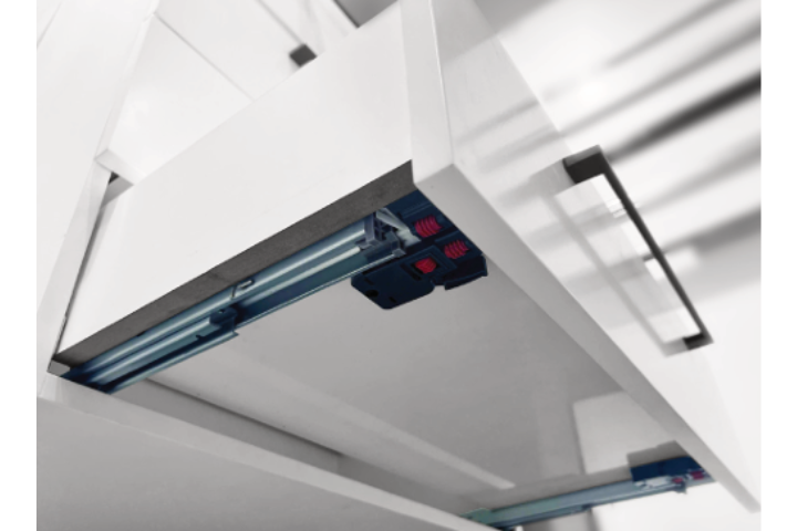 Thanh ray trượt 3 tầng giảm chấn Vickini 02183.450