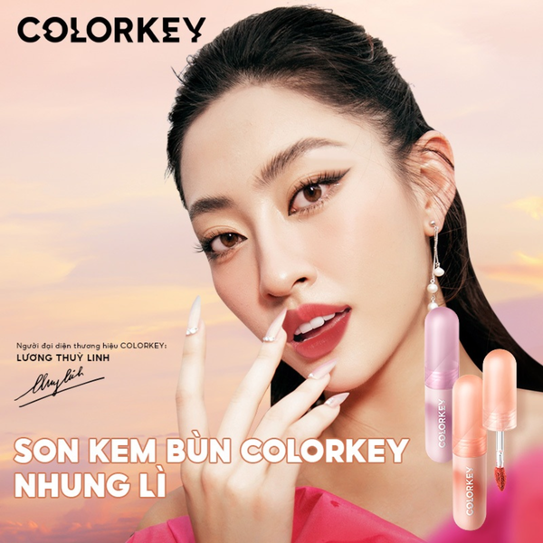 Son Kem Bùn Mịn Môi Colorkey Mousse Lip Mud Matte – Lam Thảo Cosmetics