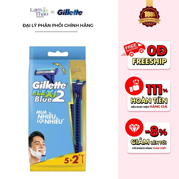 Dao Cạo Gillette Blue 2 Flexi – Lam Thảo Cosmetics