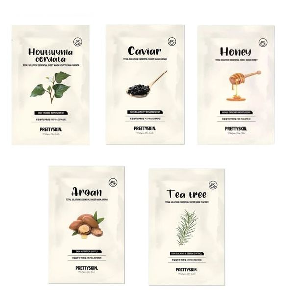 Mặt Nạ Dưỡng Da Pretty Skin Total Solution Essential Sheet Mask – Lam ...