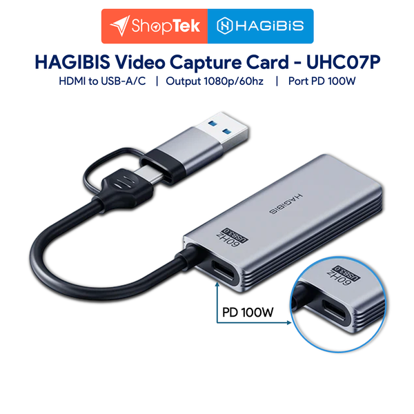Video Capture Card HDMI to USB/Type-c With PD Port – SHOPTEK