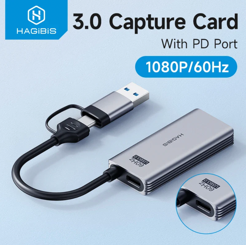 Video Capture Card HDMI to USB/Type-c With PD Port – SHOPTEK