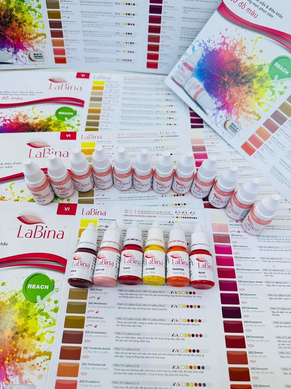 Mực LABINA 10ML Chính Hãng Đức Phun Xăm Thẩm Mỹ – Ellydang