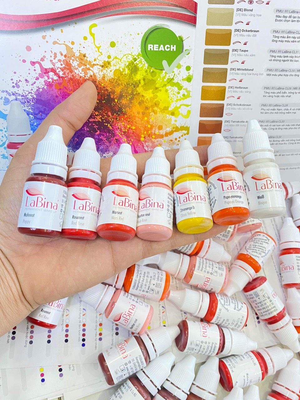 Mực LABINA 10ML Chính Hãng Đức Phun Xăm Thẩm Mỹ – Ellydang