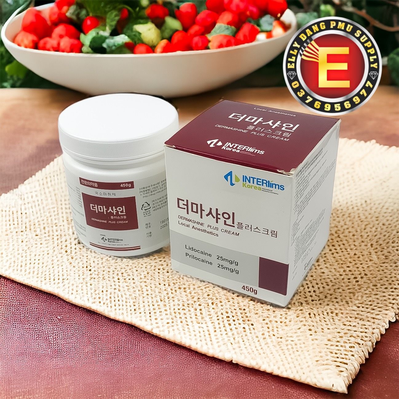 Tê Kem Hàn Quốc Hũ Màu Trắng 450G Chính Hãng Hàn Quốc – Ellydang