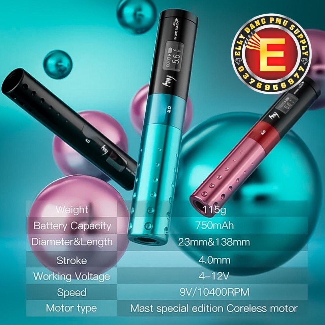 Máy Pen MAST TOUR AMY Tích Điện Chính Hãng – Ellydang