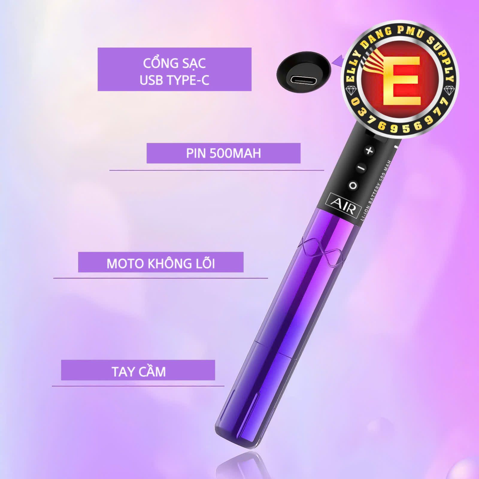 Máy Pen LOLA AIR Có Pin Tích Điện Chính Hãng EZTATTOO – Ellydang