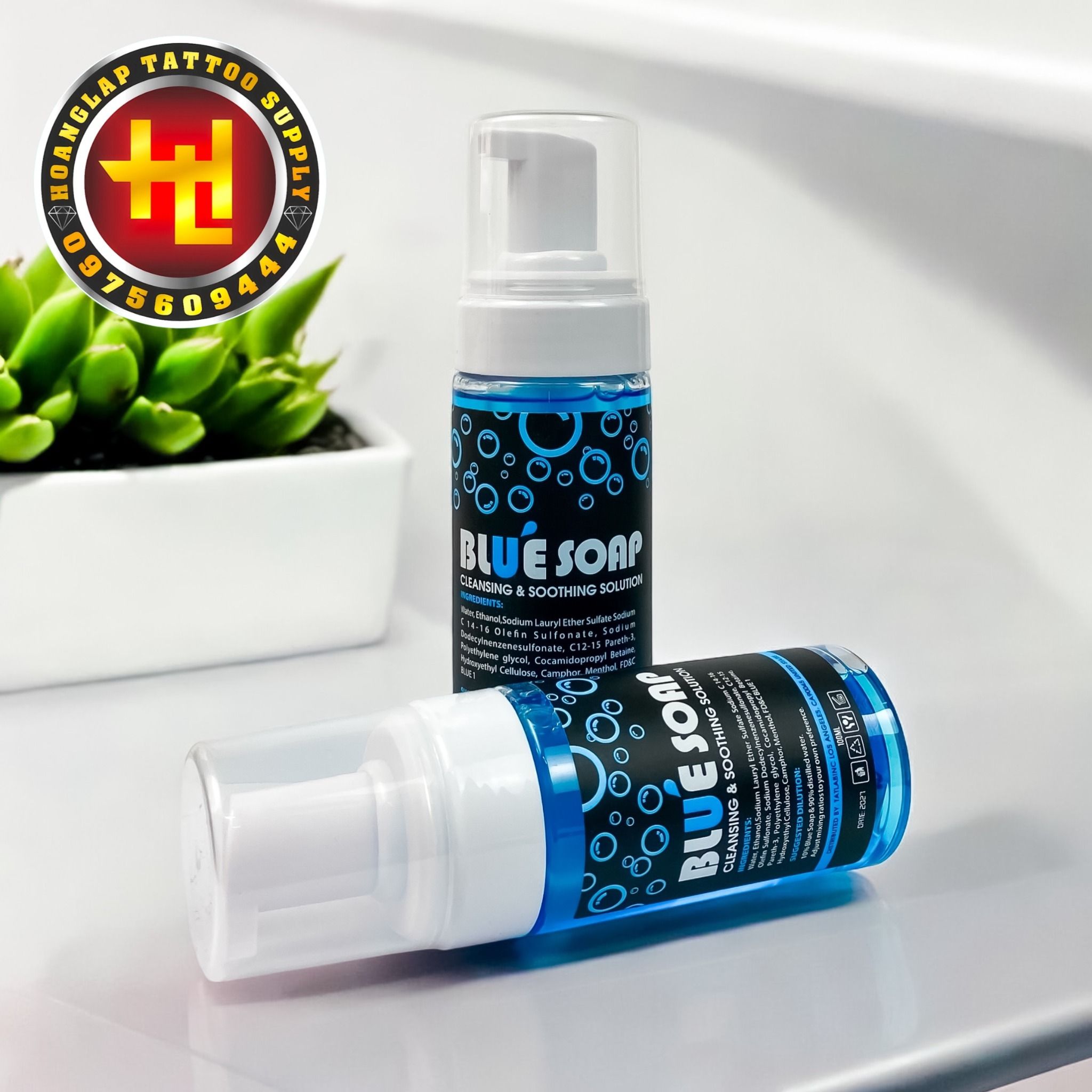 BLUE SOAP Nước Rửa Vệ Sinh Tạo Bọt Pha Sẵn – Hoanglaptattoo