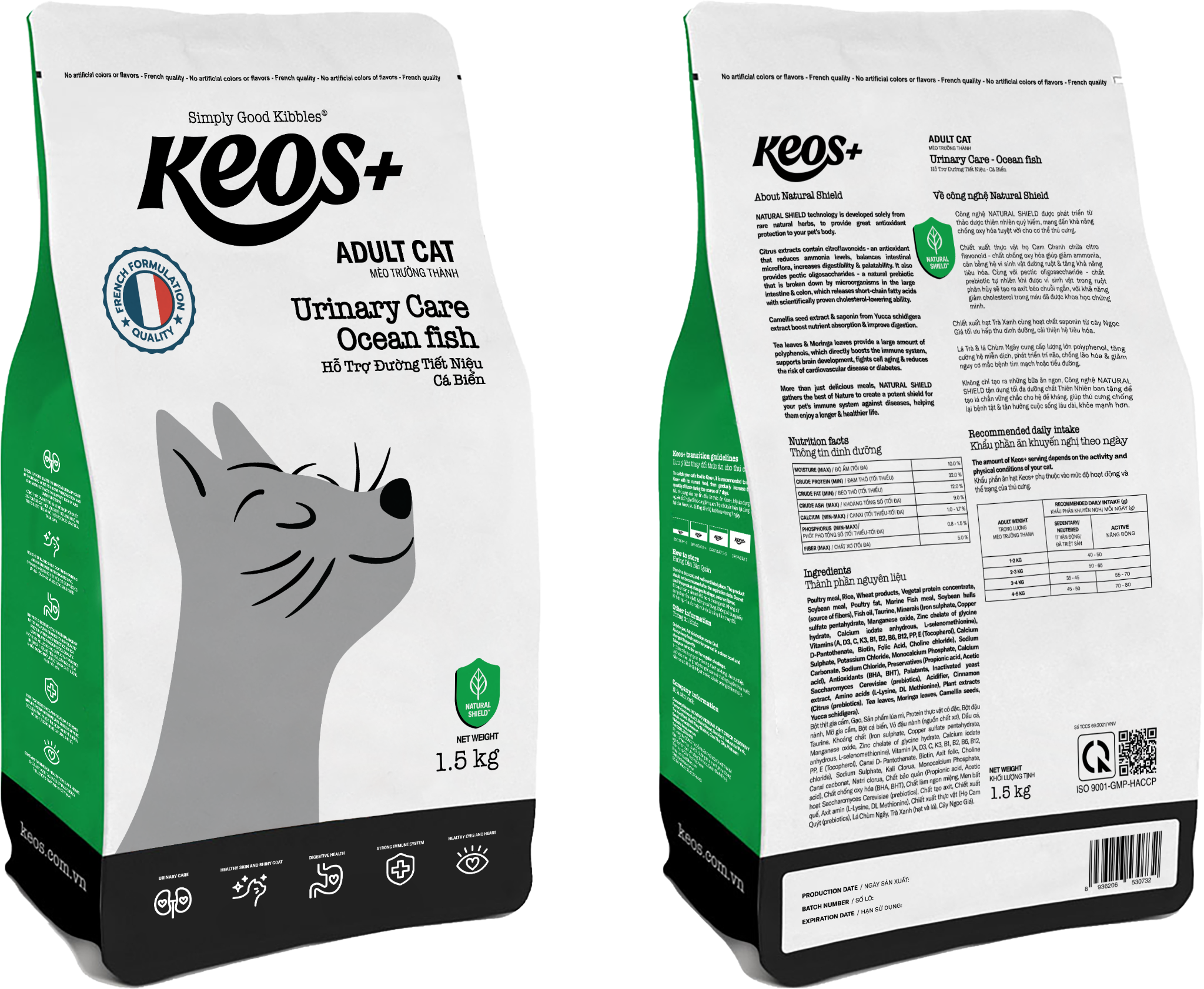 Keos+ Urinary Care for Adult Cat - Ocean Fish Flavor – KEOS PET FOOD