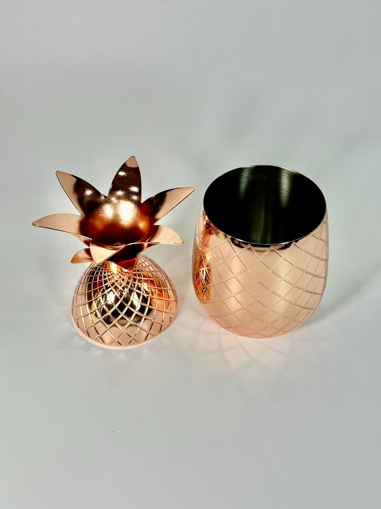 Ly cocktail inox trái dứa vàng hồng – KOKO KITCHEN