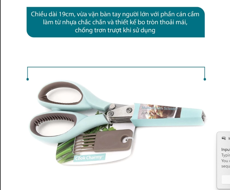 Kéo 5 lưỡi La Fonte đa dụng siêu bén – VMD Foods